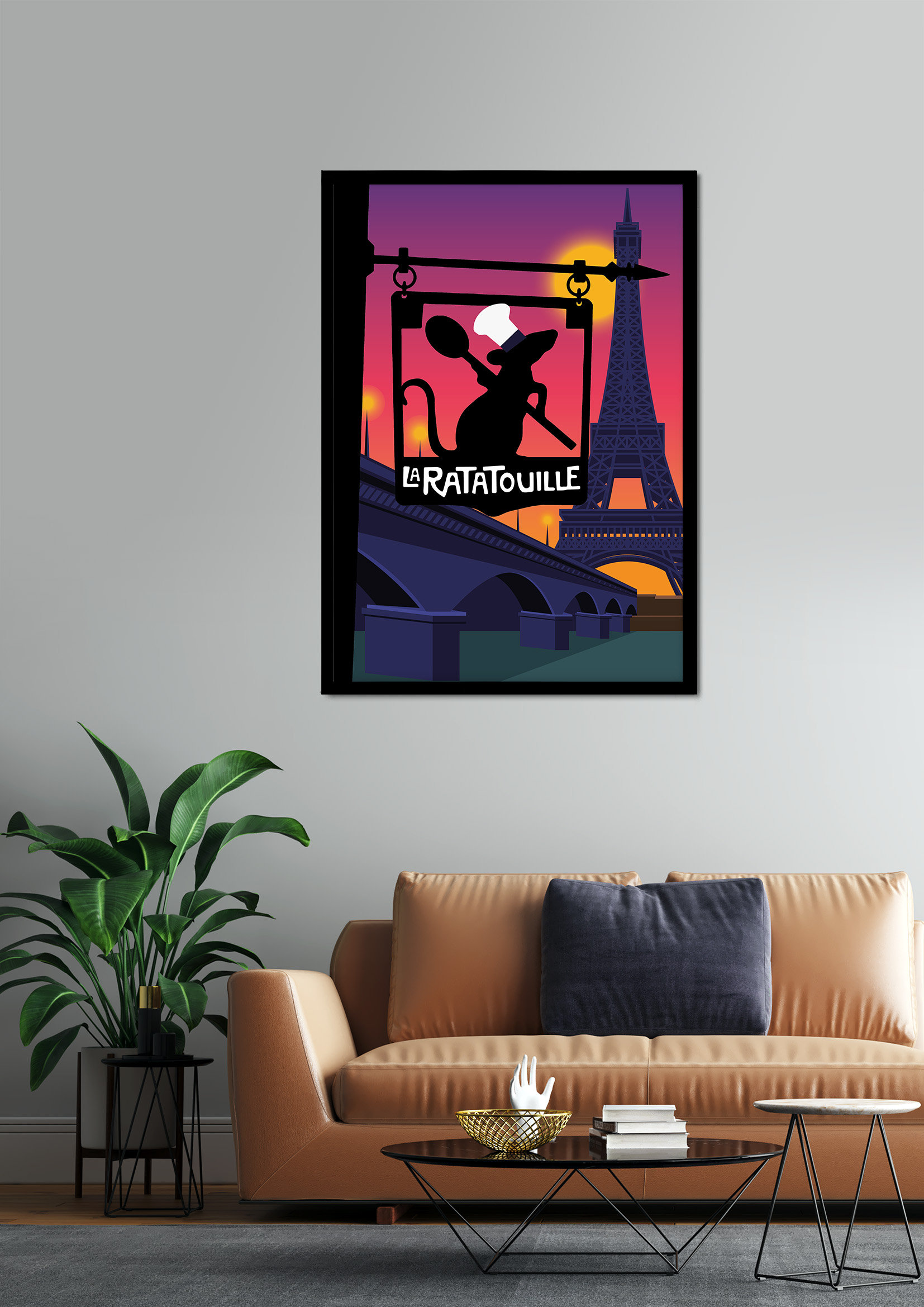 Ratatouille Poster | Disney Pixar Printable Wall Art | Paris Kitchen ...
