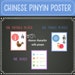 Chinese Alphabet Poster, Pinyin Printable, 16x20 Bopomofo Chart, 18x24 Phonics Learning Sign ...