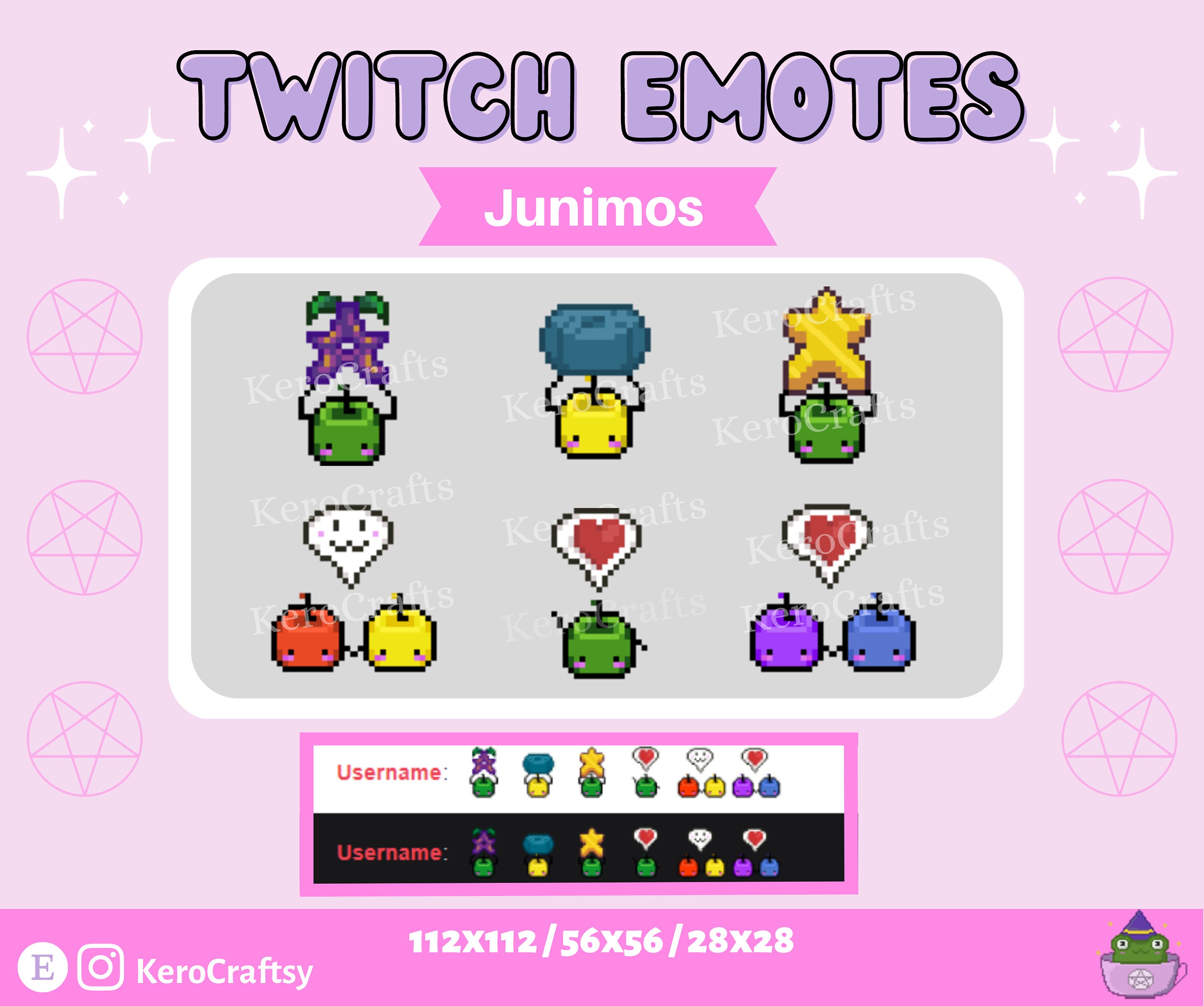 Stardew Valley Junimo Twitch, Discord, Streamer Emotes - Etsy