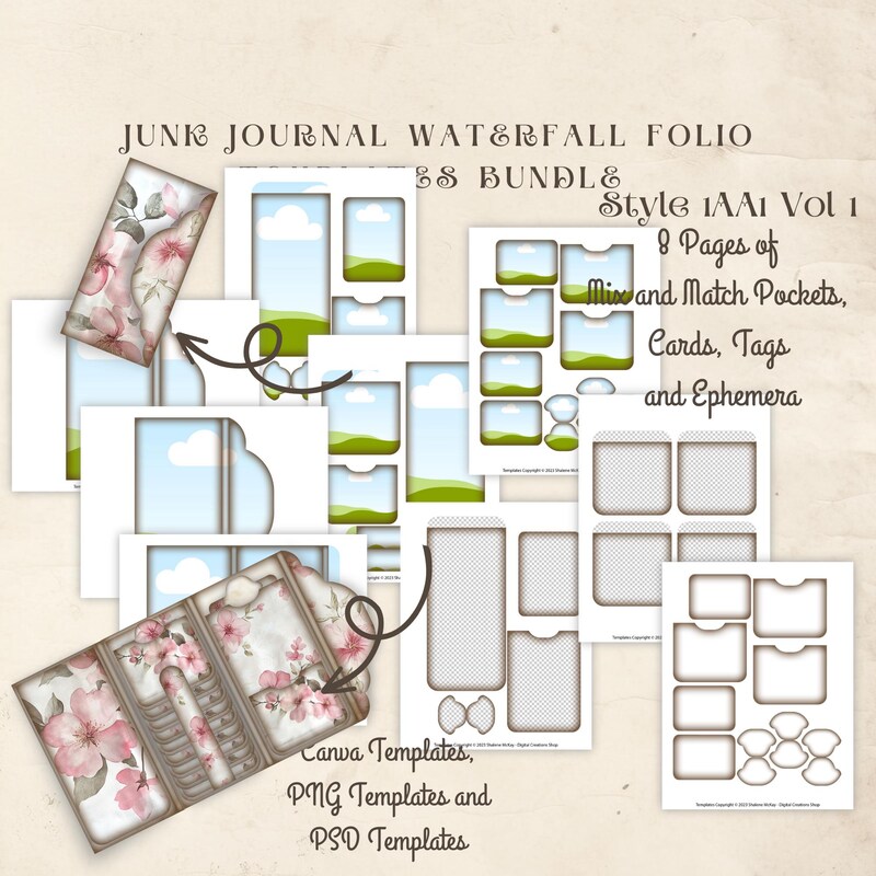 Waterfall Overlay - Etsy