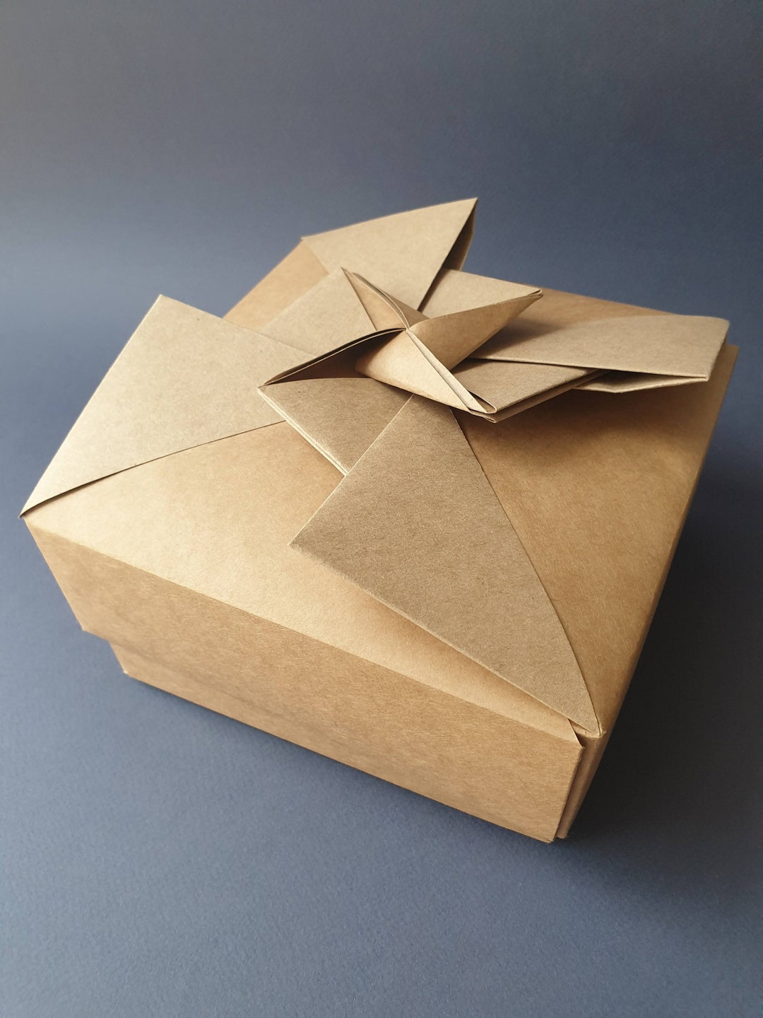 Origami BIG Box Gift Paper Kraft LARGE GIFT BOX Anniversary, Event ...