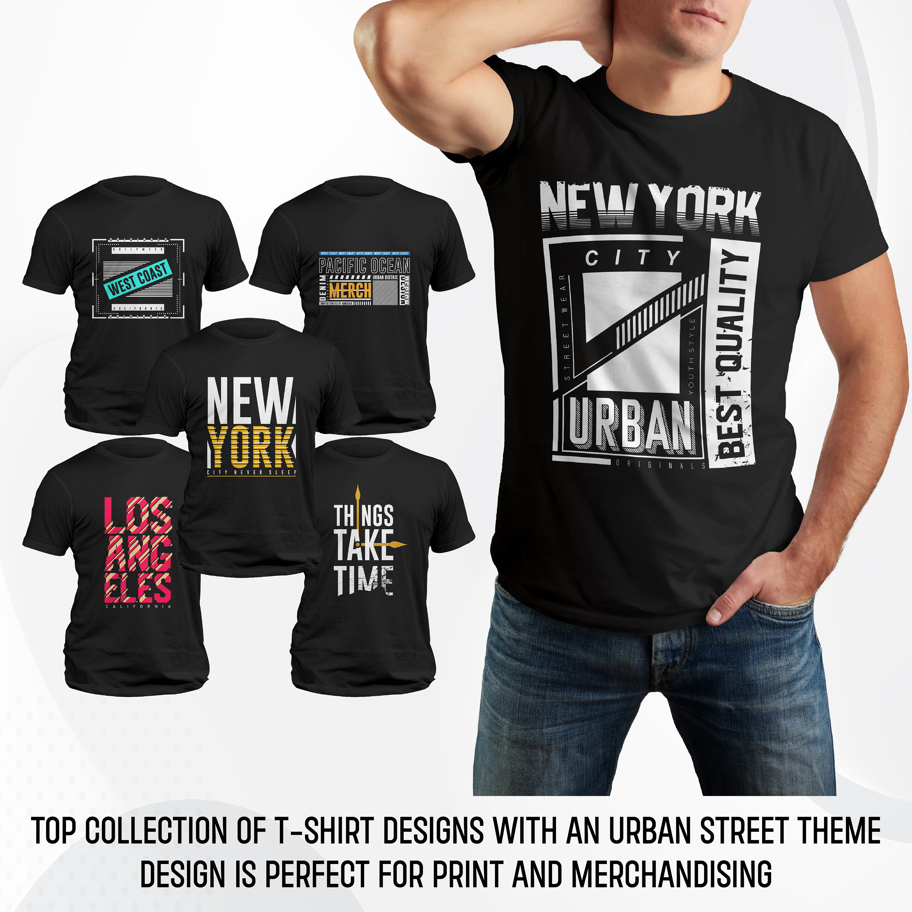 106 Urban Streetwear T-shirt Design Bundle, Urban Streetstyle, Pop ...