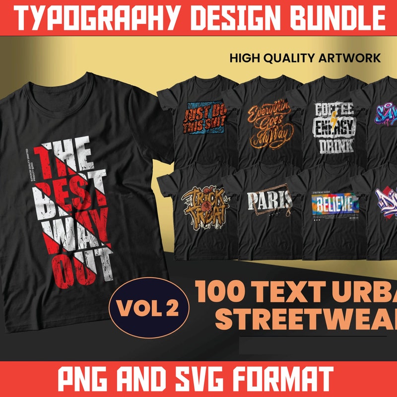 Typography Tshirt - Etsy