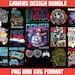 50 Gamer Design Bundle | Gamer Streetwear Design | Gaming Design ...