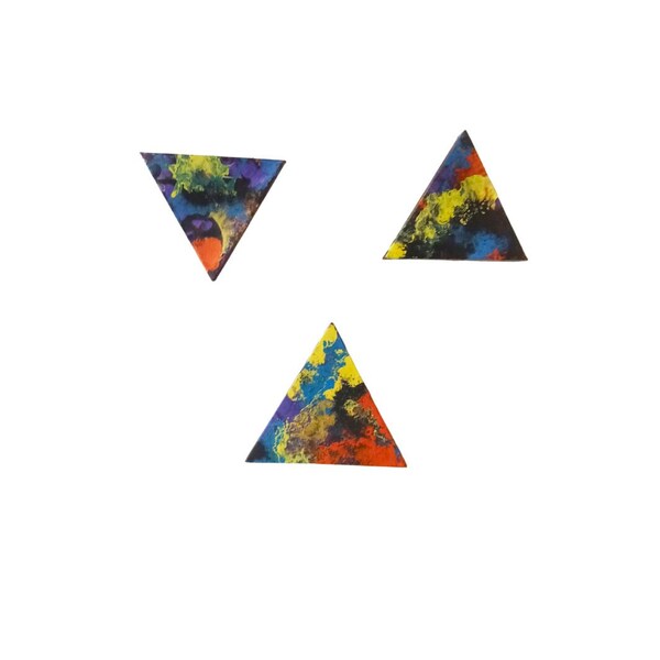 Triangle Canvas - Etsy