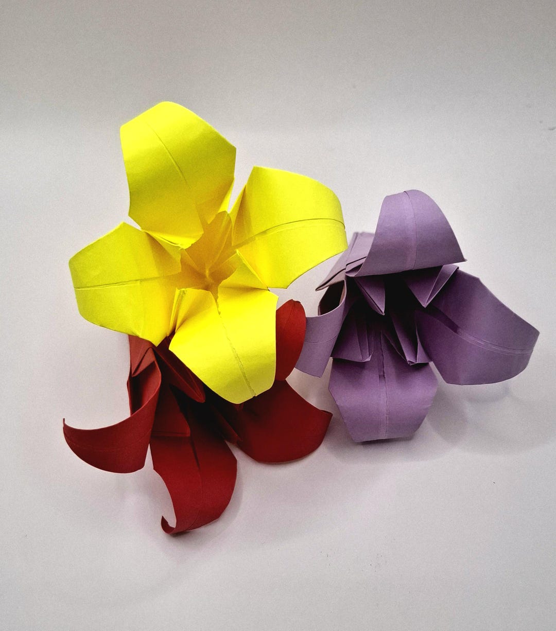 Origami Lily Paper Flowers – Handmade Paper Lilies for Wedding ...