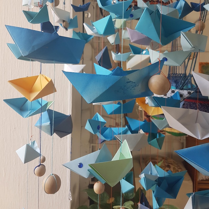 Origami Boat Wedding Decor Centerpiece for Nautical Christening ...