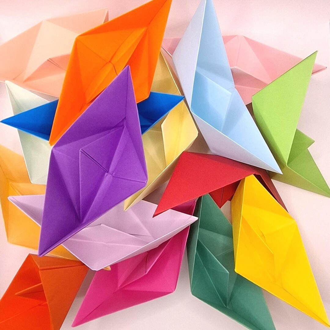 Waterproof Origami Boats – Waxed Paper Party Favors – Nautical Wedding ...