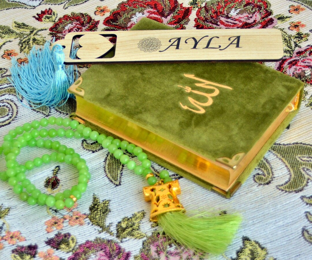 RELIGIOUS Handmade PRAYING SET, Ramadan Eid Gift for Bride, Pray Mat ...