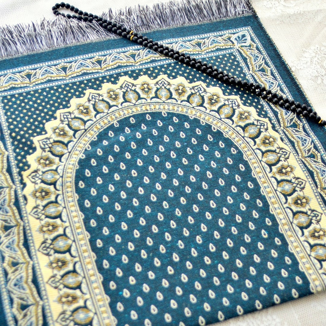 Blue XSMALL Pray Mat, Start to Pray Gift for Son, Prayer Carpet ...