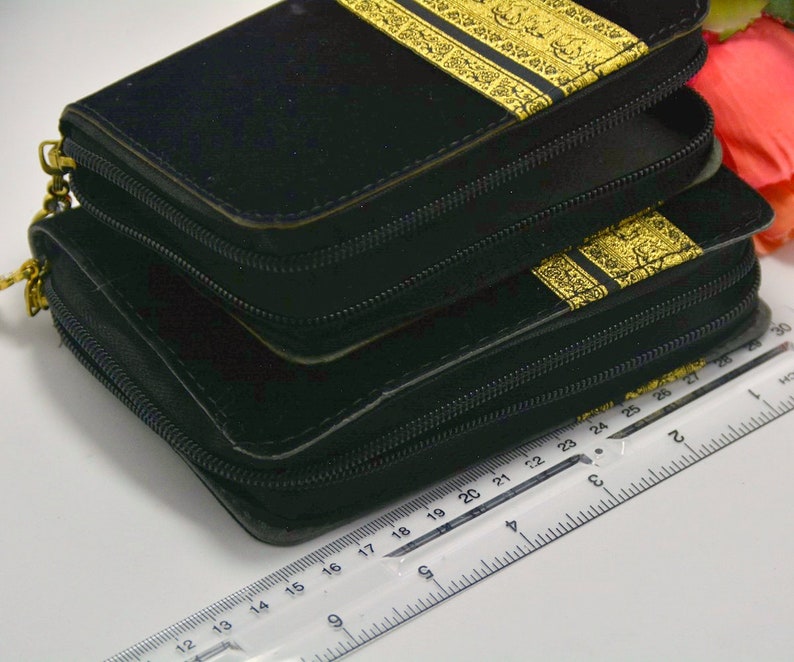 Black Velvet Custom Kaaba Small Quran Kareem With Protection Case ...