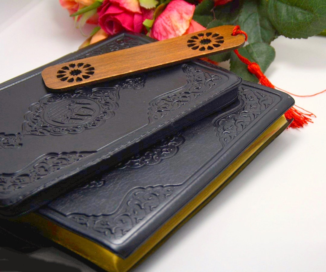 Black Quran Book With Protection Case, Religious Gift to Groom, Faux ...