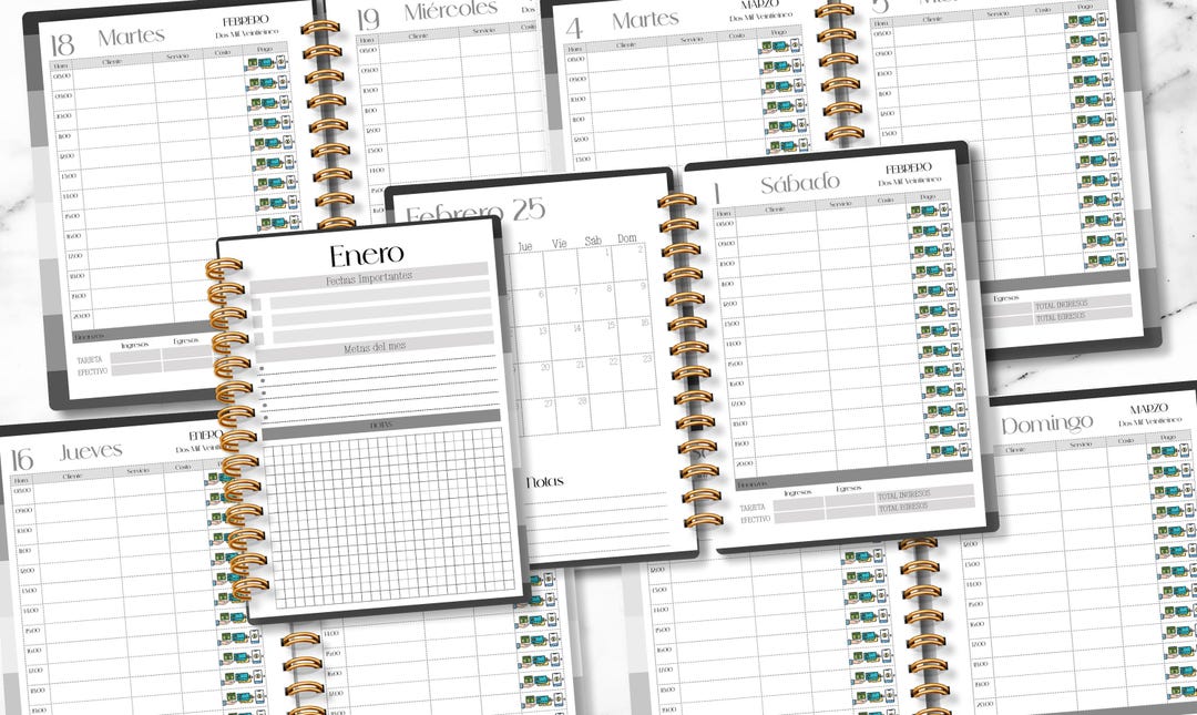 2025 Diario Agenda Imprimible Printable Spanish Gratitude Diary ...