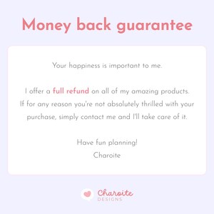 Lavender Purple 2024 Digital Planner Minimalist, Cute Kawaii Dated ...