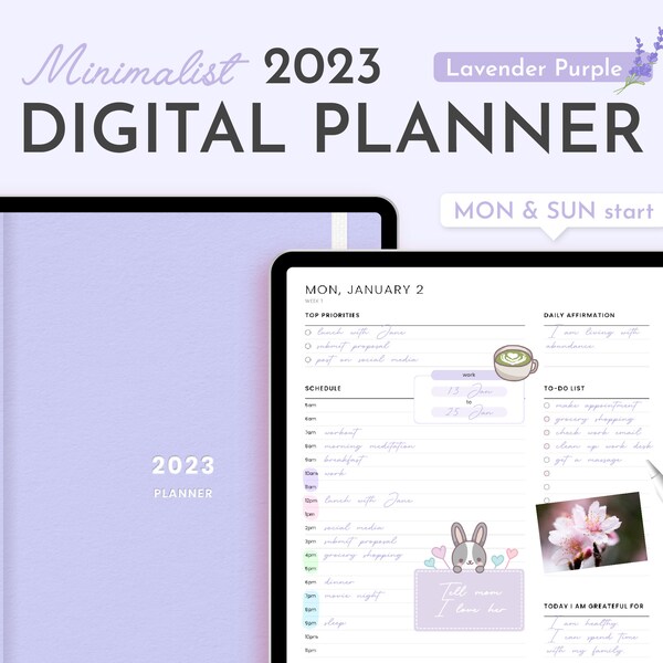Kawaii Daily Planner Template - Etsy