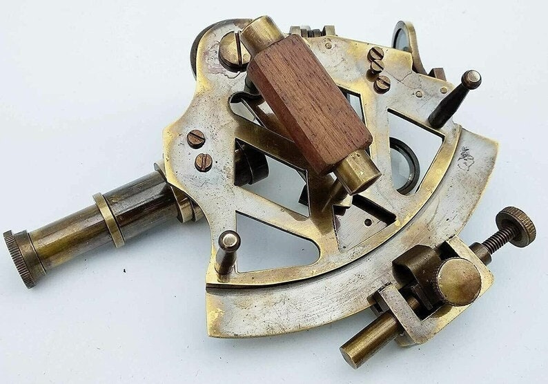 Antique Brass Marine Sextant Astrolabe Reproduction Maritime Nautical Ship - Etsy