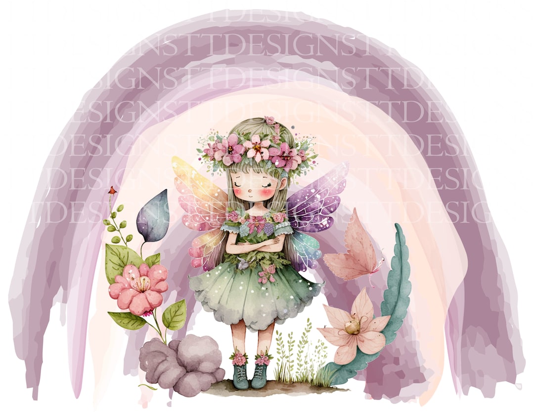 Purple Fairy Sublimation Design PNG Sublimation Downloads - Etsy