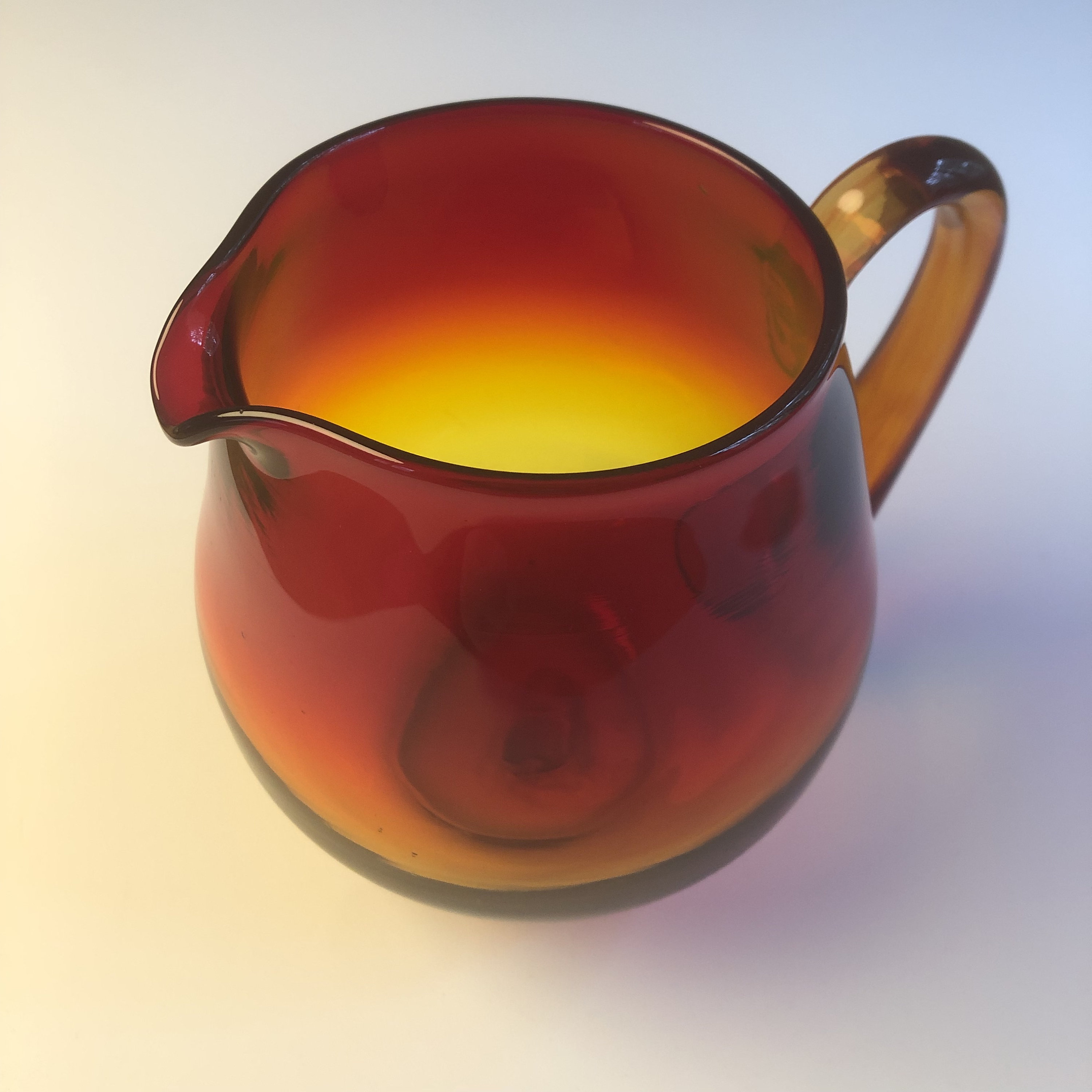 Blenko Glass Pitcher - Etsy