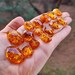Natural Baltic Amber Cognac Color, Faceted Cut Shape Cabochons, Various ...