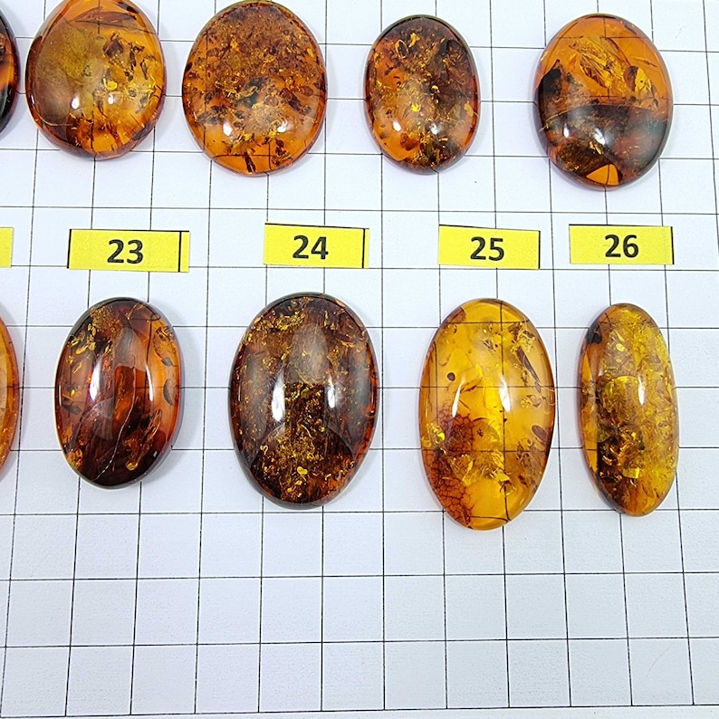 Natural Baltic Amber Cognac Color Free Shape Flat Bottom - Etsy