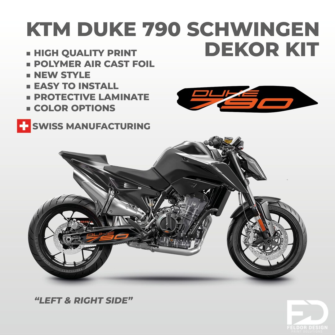 KTM Duke 790 Swingarm decor Kit - Etsy