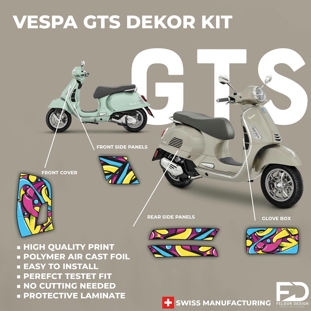 Vespa GTS Decor Kit “color” - Etsy