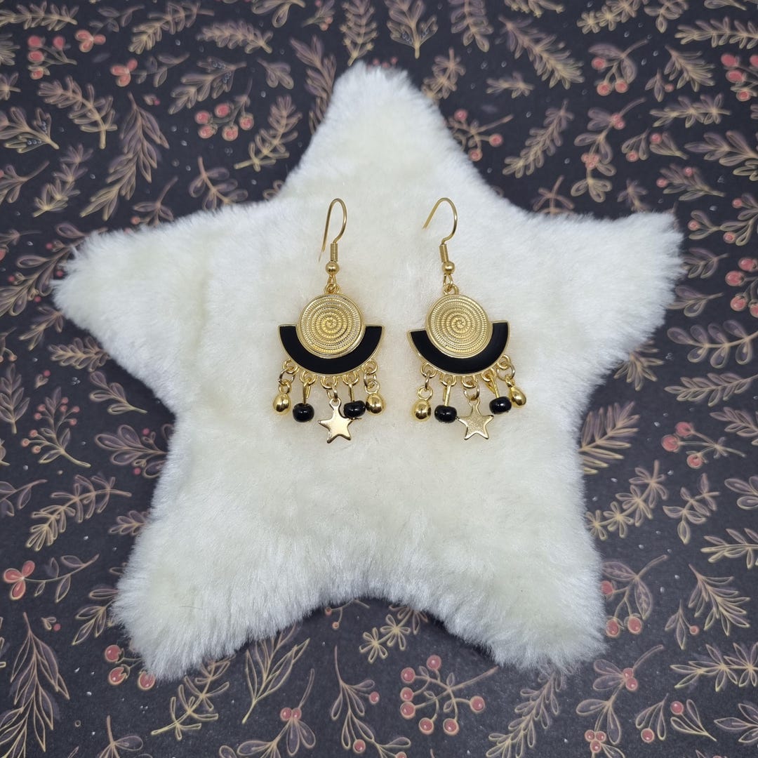 Emma Gold Drop Earrings - Etsy