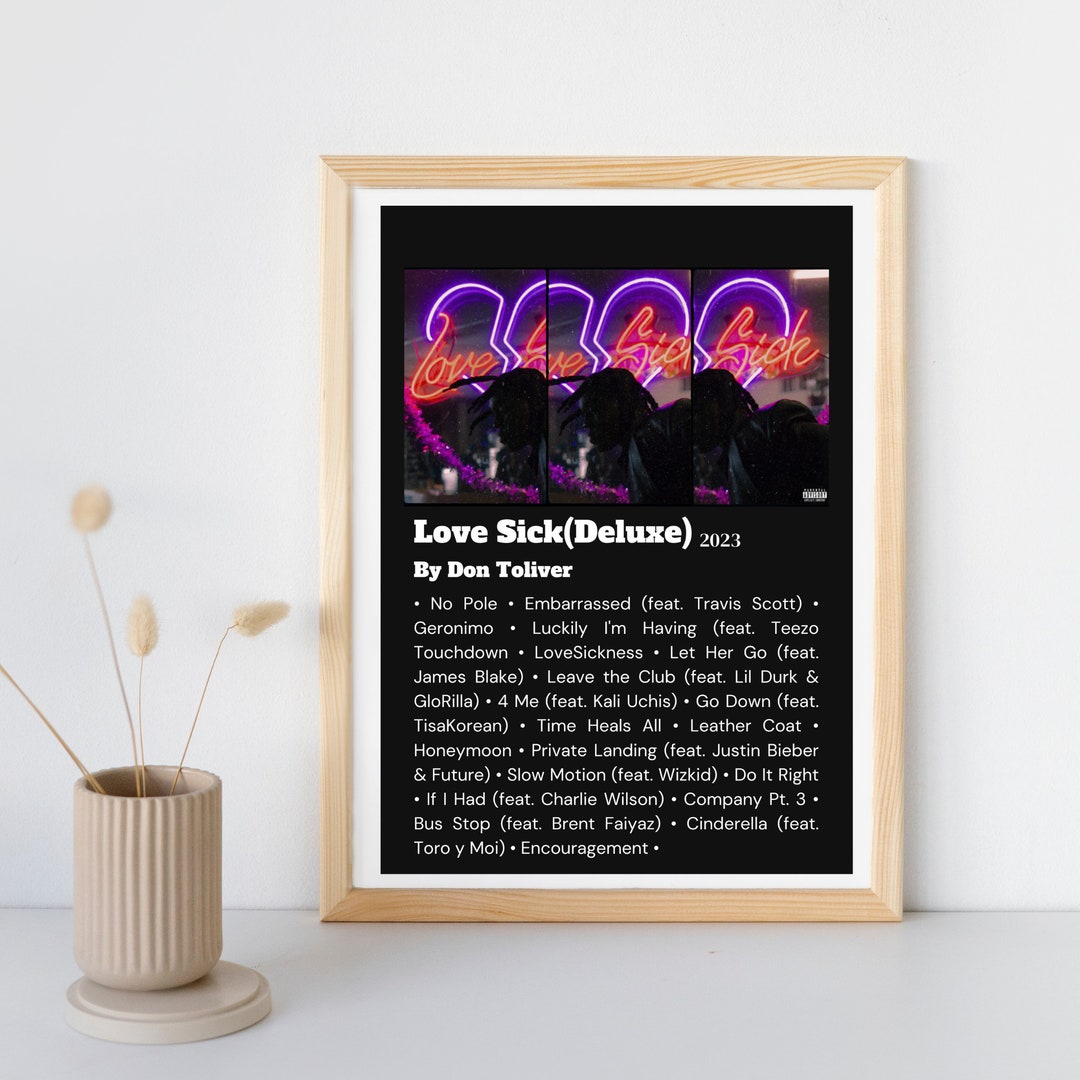 Don Toliver Love Sick deluxe Album Cover Poster Digital - Etsy