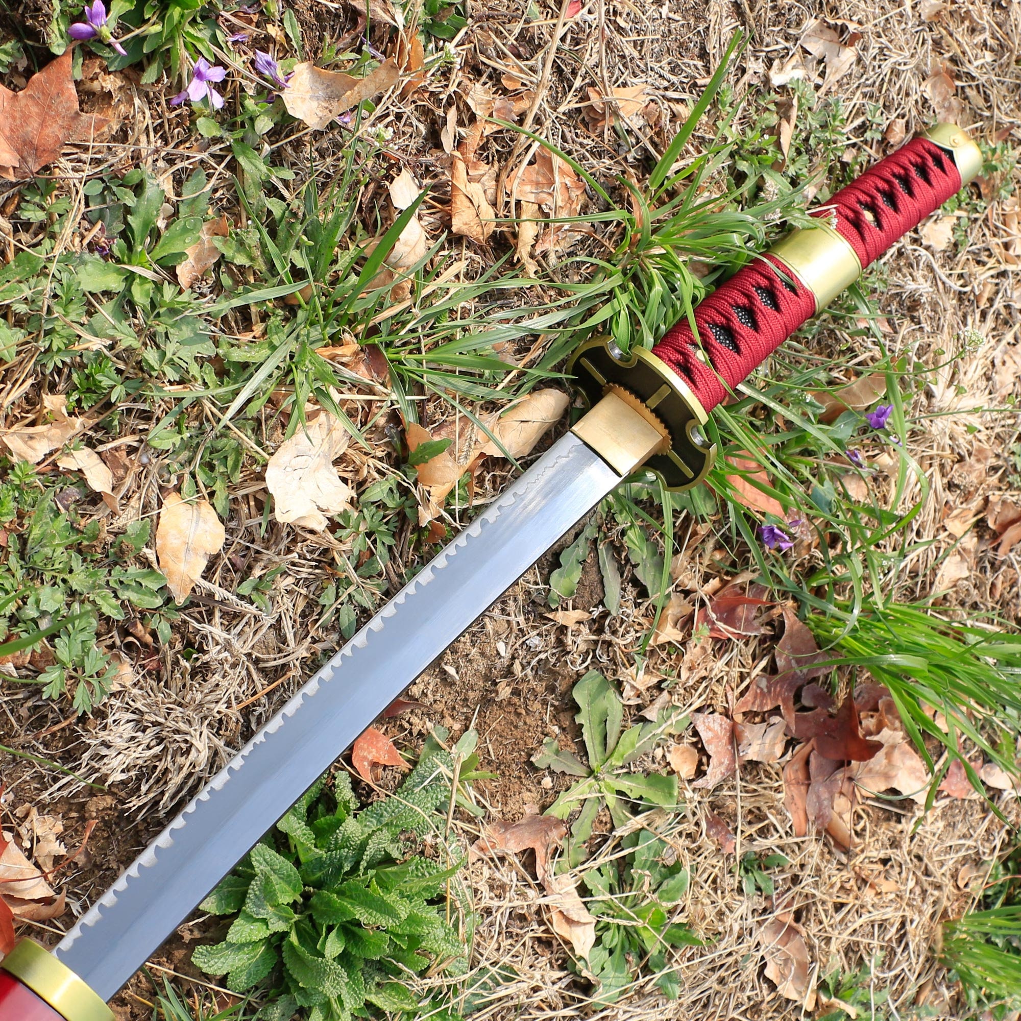 Cosplay One Piece Roronoa Zoro Sword, Anime Katana Sword, Handmade Real ...