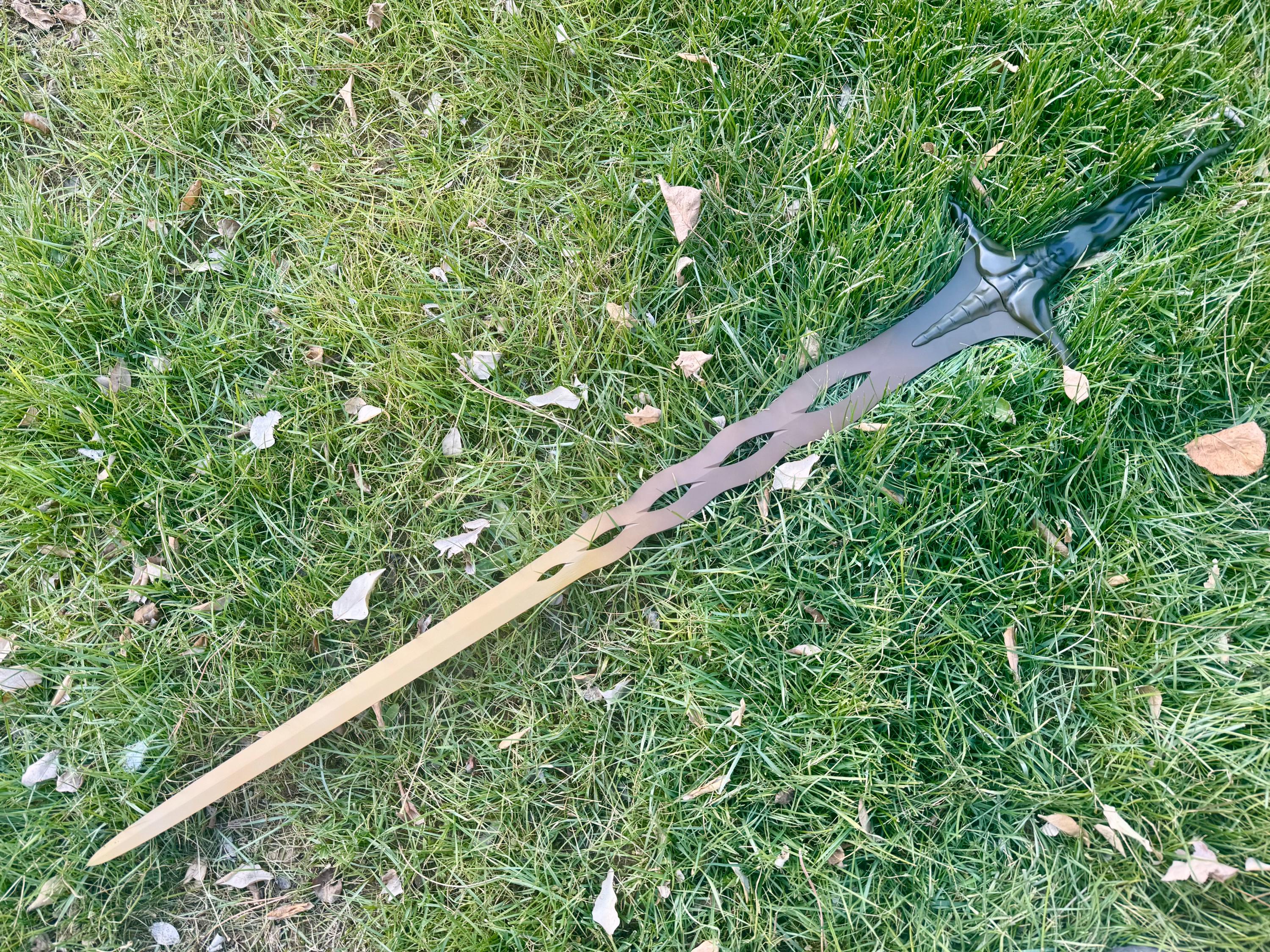 Handcrafted Full Metal 44'' Sacred Relic Sword by Bloodborne Moon Sword ...