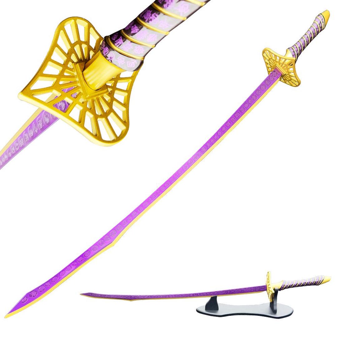 39.5" Medieval Fantasy Sword - All Metal Weapon With Display Stand ...