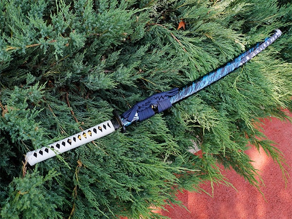 Ghost of Tsushima Game Cosplay Replica Metal Steel Blade Sword Japanese ...