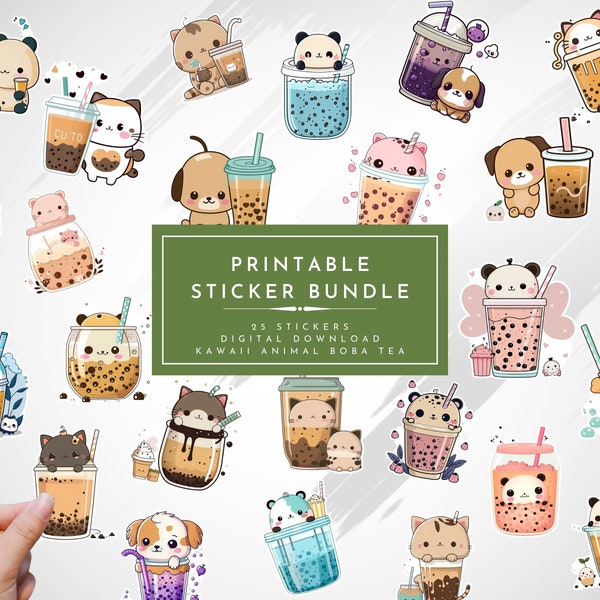 Boba Tea Sticker - Etsy