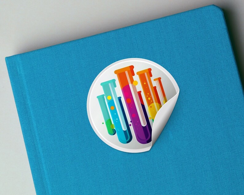 30x Printable Science Elements Stickers, Digital Download, Printable ...