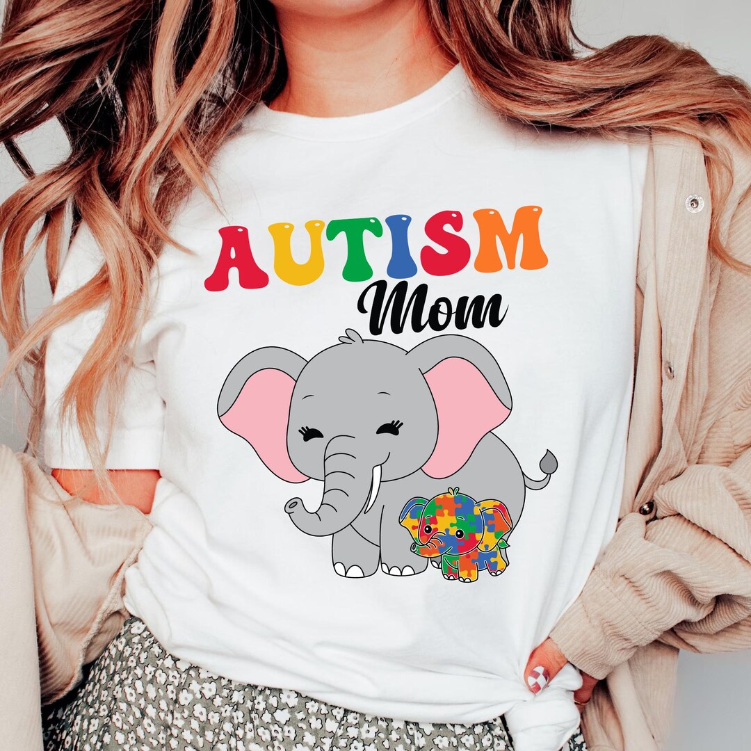 Elephant Autism Awareness Shirt, Elephant Asd Autistic Spectrum, Autism ...