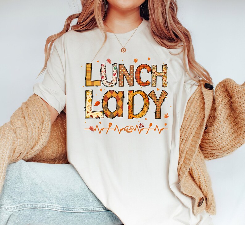 Halloween Lunch Lady PNG Bundle, Happy Fall Lunch Lady Squad PNG ...