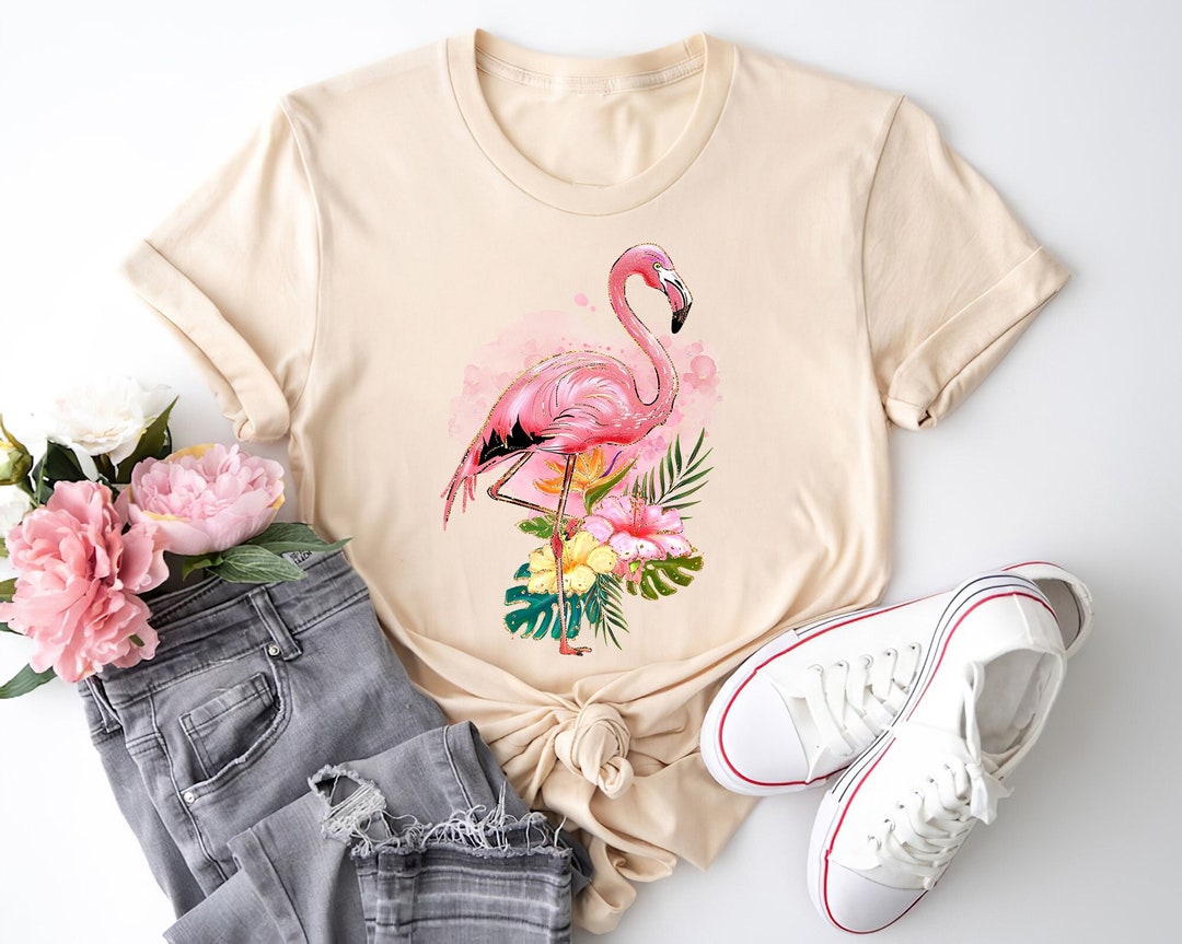 Watercolor Flamingo Shirt, Flamingo Shirt Gift, Flamingo Lover Gift ...