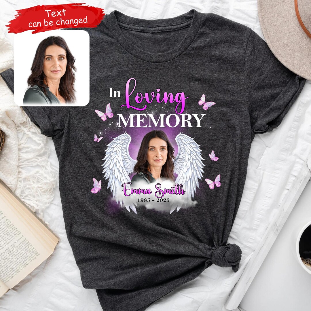 Personalized in Loving Memory Family Loss T-shirt, Rest in Peace ...