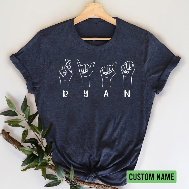 Sign Language Shirt - Etsy