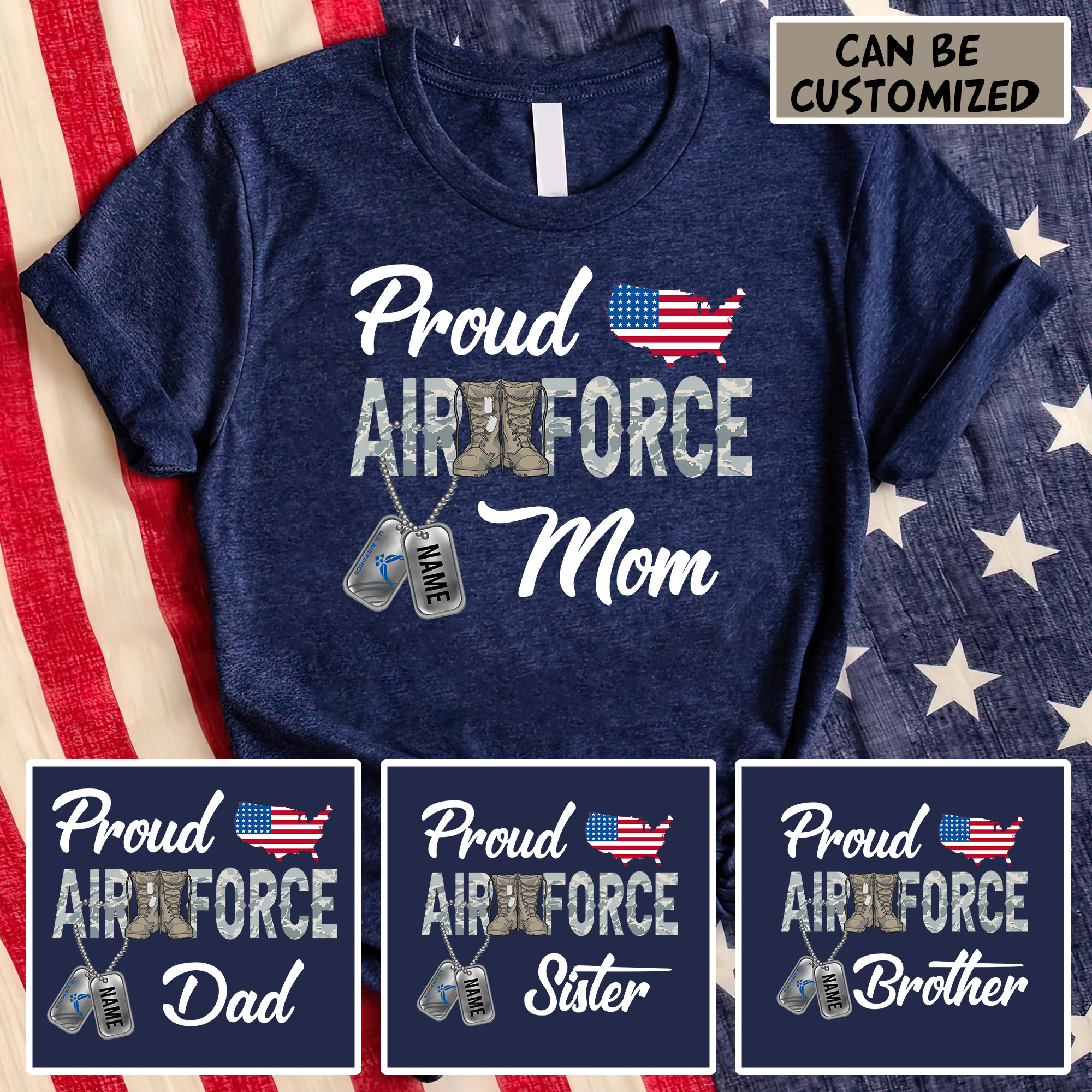Personalized Proud Air Force Family Shirt, Air Force Mom Shirt, Air ...