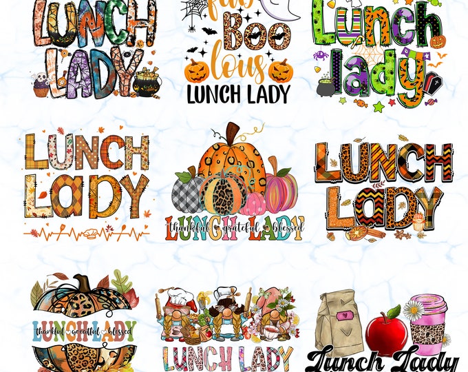 Lunch Lady SVG PNG JPG, Halloween Lunch Lady Svg, Spooktacular Lunch ...