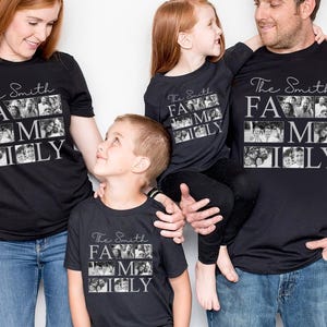 Custom Family Photo Shirt, Personalized Cotton Vintage Tee - Etsy