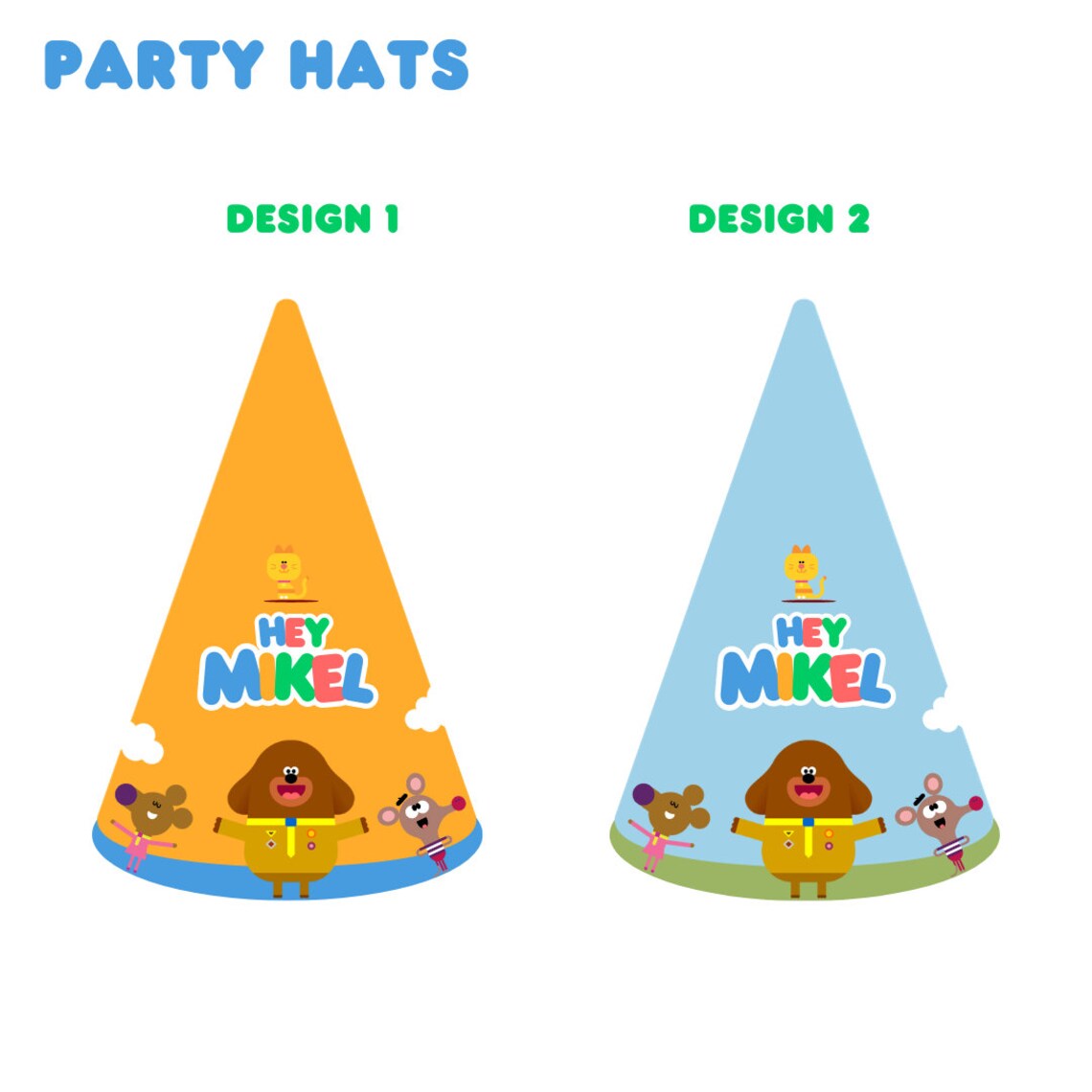 Hey Duggee Personalised Kids Party Items (digital Download) - Etsy