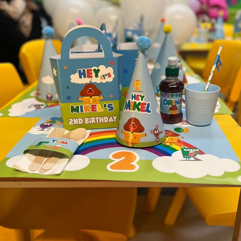 Hey Duggee Personalised Kids Party Items (digital Download) - Etsy