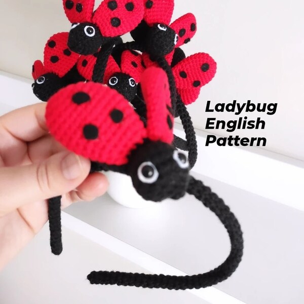 Crochet Ladybug - Etsy