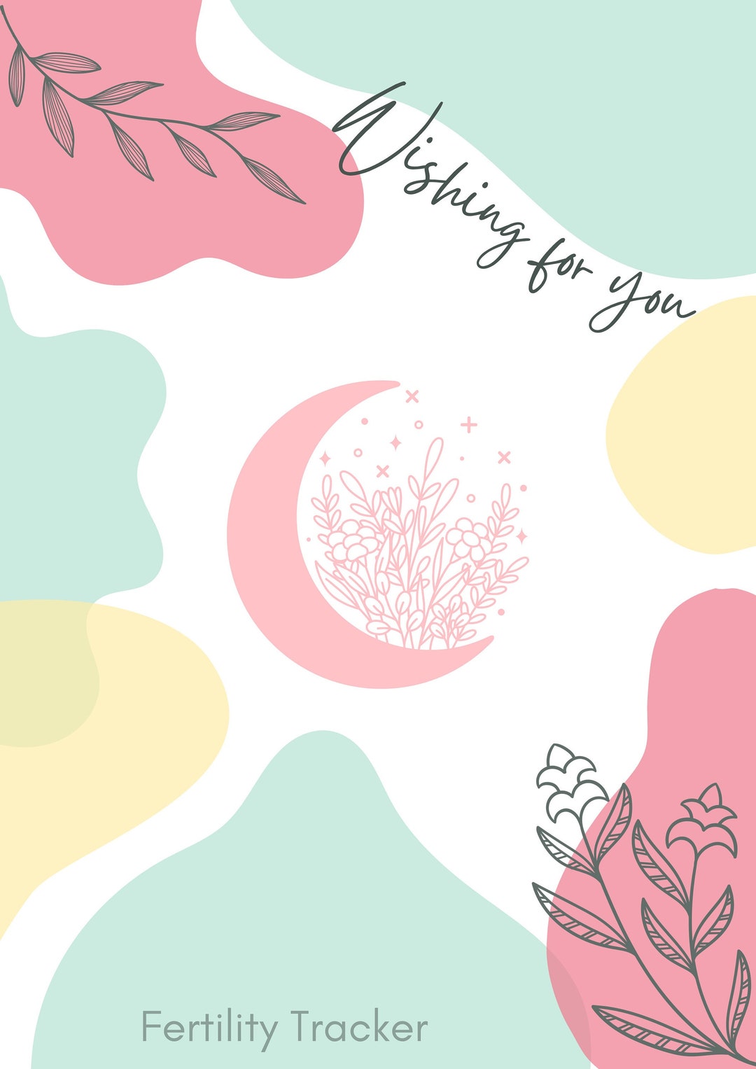 Printable TTC Fertility Journal | Ovulation & Cycle Tracker (digital ...