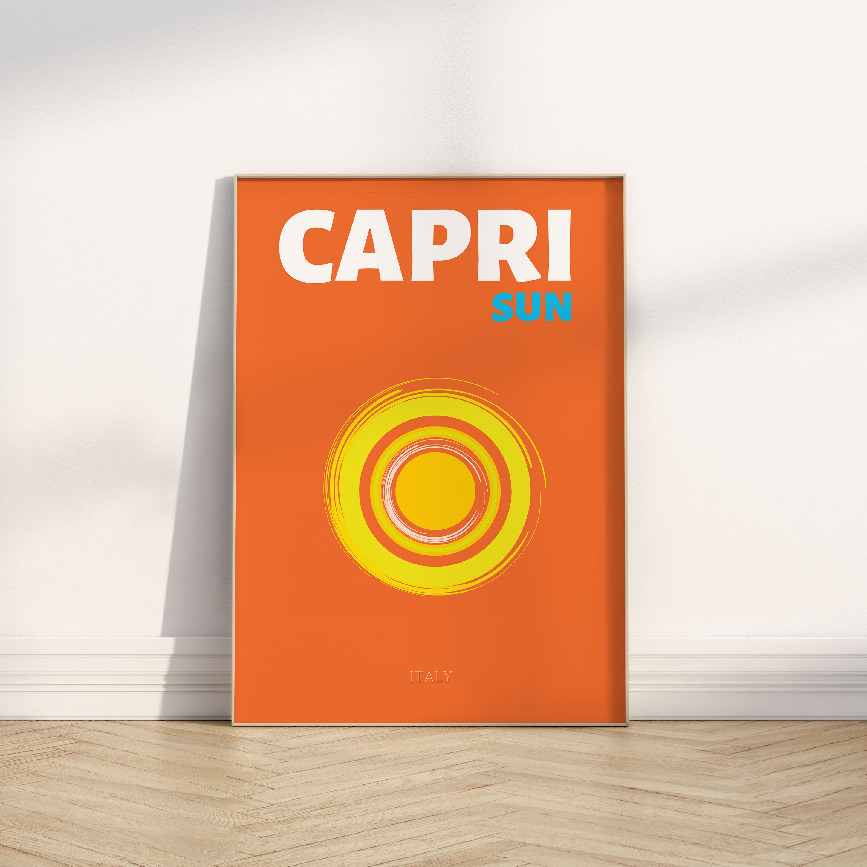 Retro Travel Poster Set of 6. Ibiza Printable Wall Art. Miami Beach ...