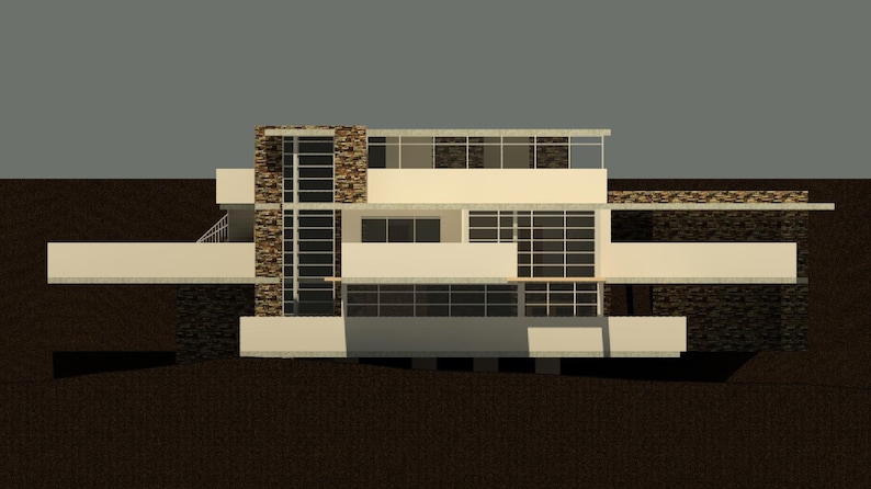 Fallingwater House 3D Model: Frank Lloyd Wright Architecture (autodesk ...