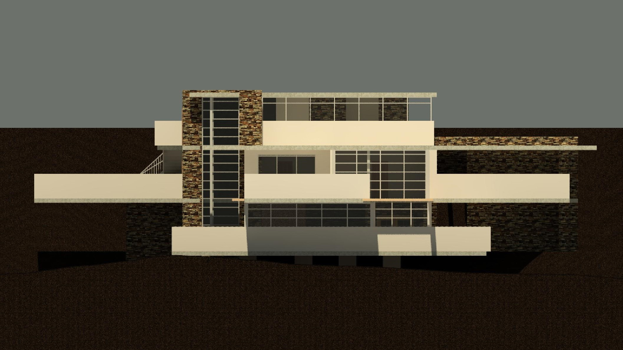 Fallingwater House 3D Model: Frank Lloyd Wright Architecture (autodesk ...