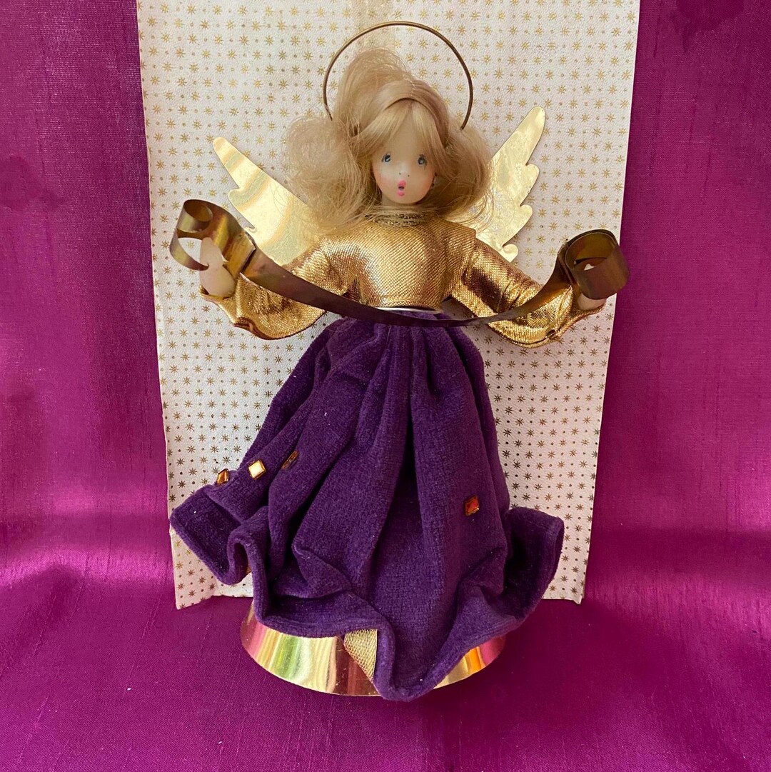 Vintage German Wax Angel Christmas Tree Topper by Pauline Leidel-spreen ...